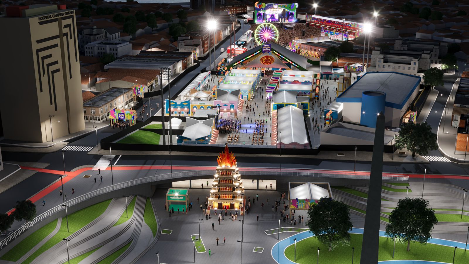 Novo layout do Parque do Povo prioriza conforto e segurança